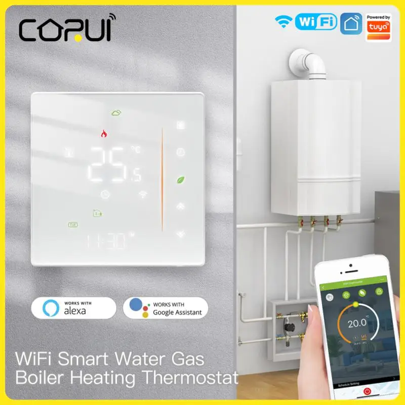 Corui Tuya Wifi Vezeték Nélküli Szobahőmérséklet -Vezérlő Víz ...