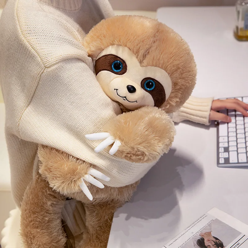 Cute Sloth Plush Toy Soft Stuffed Simulation Animals Sloths Doll High ...