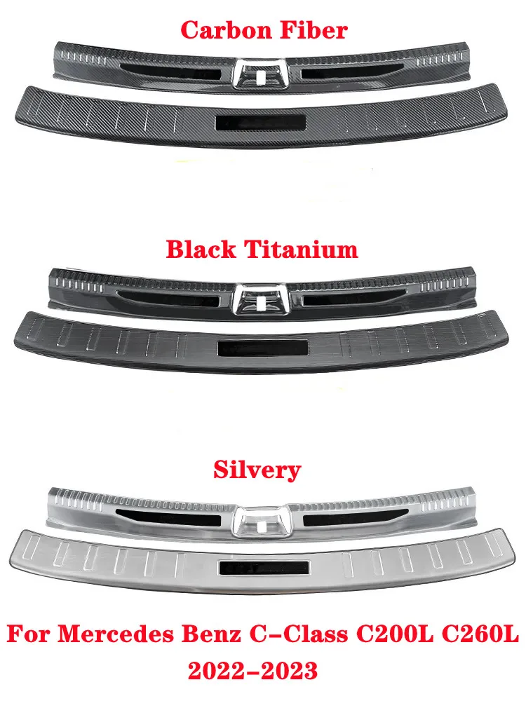 Car-Stainless-Rear-Bumper-Protector-Trunk-Door-Plate-Cover-Trim-For ...