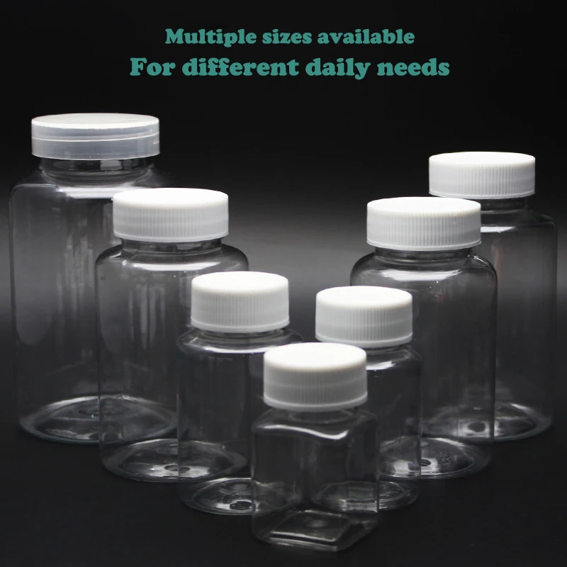 1Pc-PET-Plastic-Jar-Bottle-PET-Transparent-Plastic-Jar-Bottle-Plastic ...