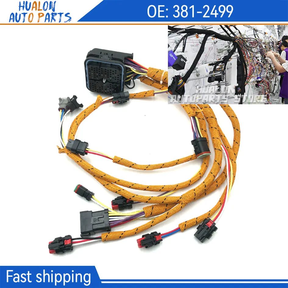 381-2499-3812499-Excavator-Engine-Wiring-Harness-For-Caterpillar-CAT-C7 ...