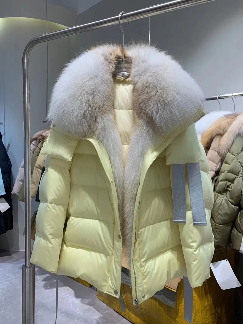 FURARISTOCRAT-Women-s-Down-Jacket-With-Fur-Fox-Jacket-With-Real-Fur ...