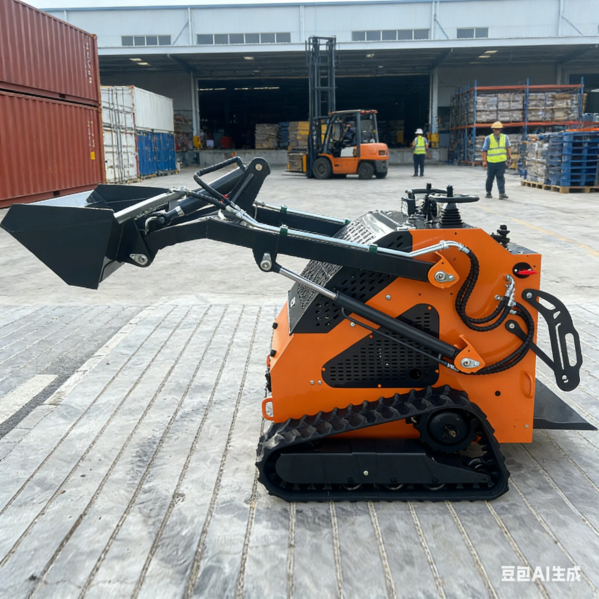 Customized Mini Skid Steer Loader Euro 5 CE EPA China Manufacturer ...