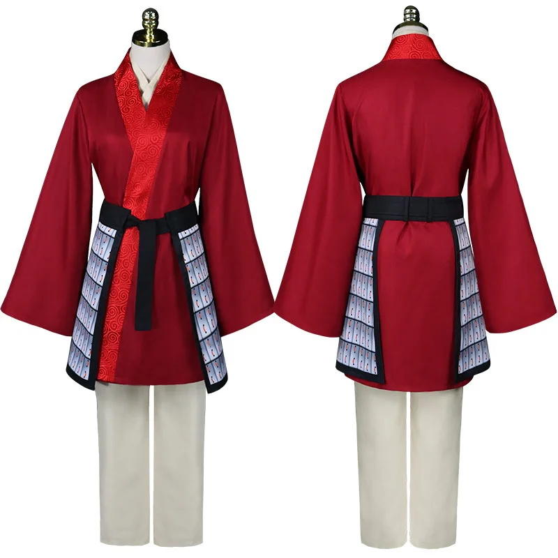 Costume de Mulan pour Femme Adulte et Enfant, 4 Pièces, Princesse ...