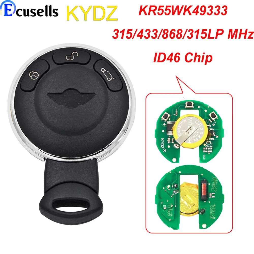 KYDZ High quality 3 Button Smart Remote Key Keyless CAS System For 2006 ...