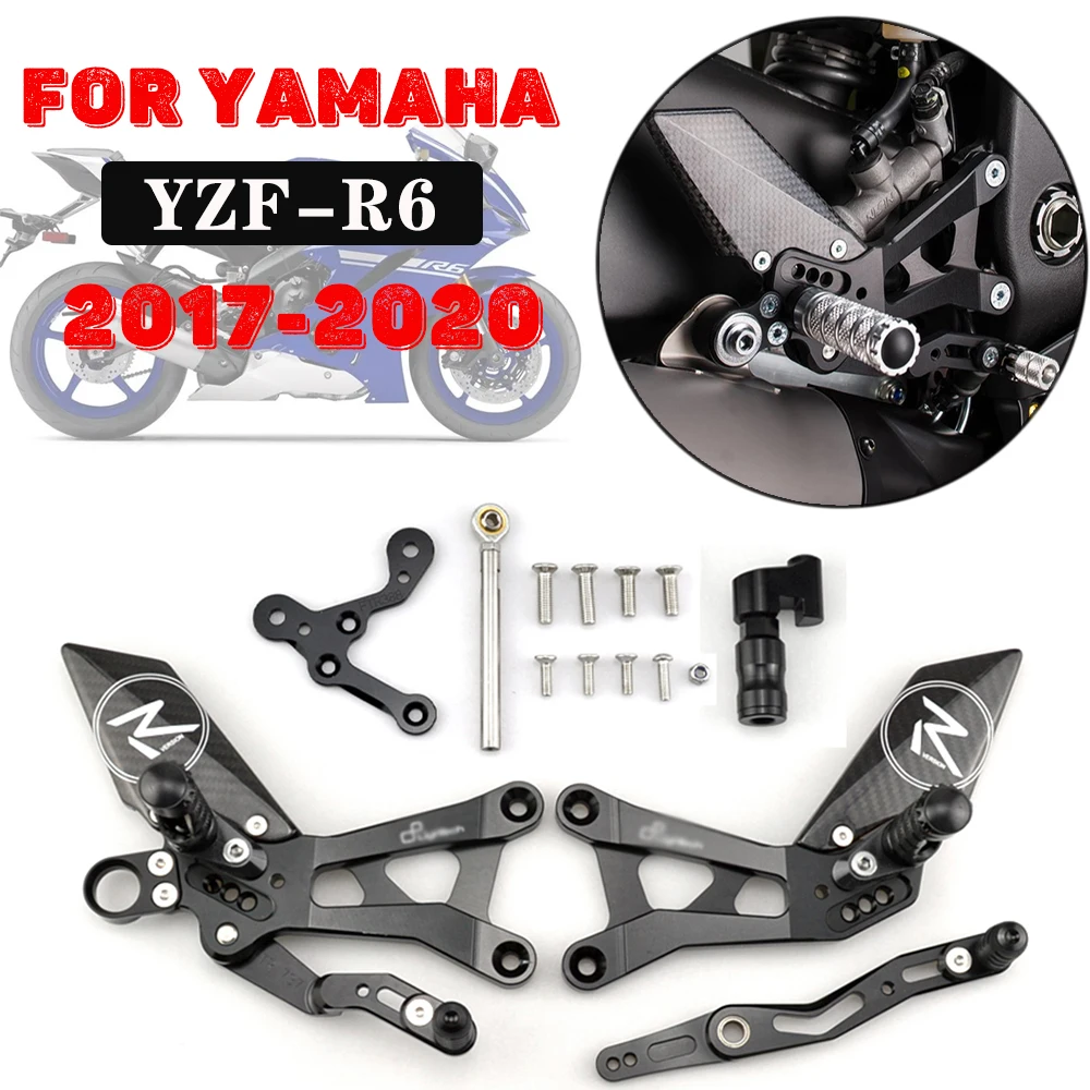 MTKRACING-For-YAMAHA-YZF-R6-YZF-R6-2017-2020-Rear-Sets-Heighten-Pedal ...