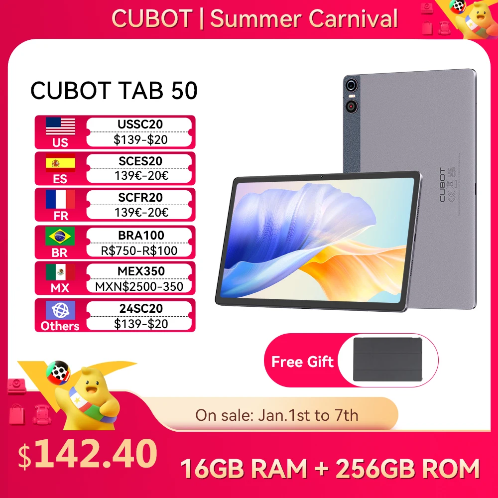 Cubot-TAB-50-Tablet-android-13-Helio-G99-Octa-core-16GB-RAM-8-8GB-256GB ...