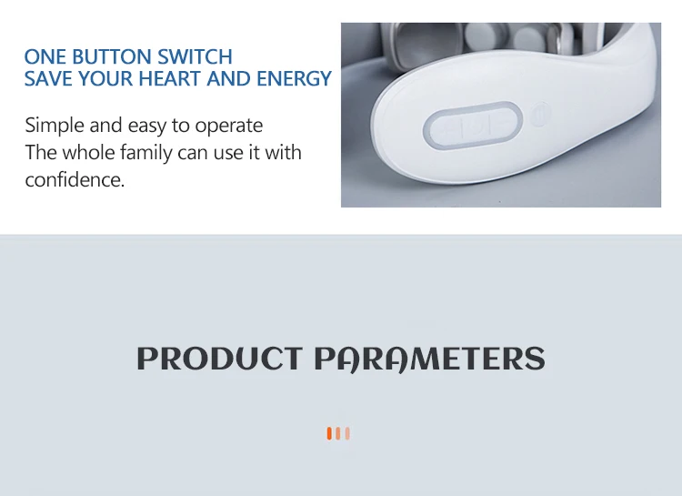 Neck Massager 6-Head Smart Pain Management Voice Control Device Heating ...