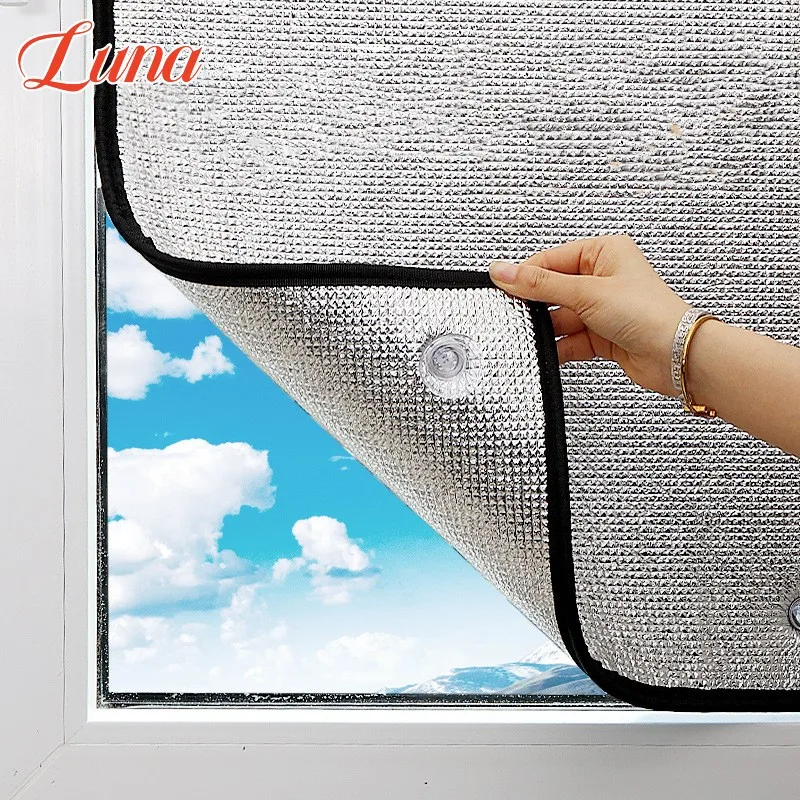 Window-Film-Blackout-Aluminum-Foil-with-Suction-Cup-Double-Layer-UV ...