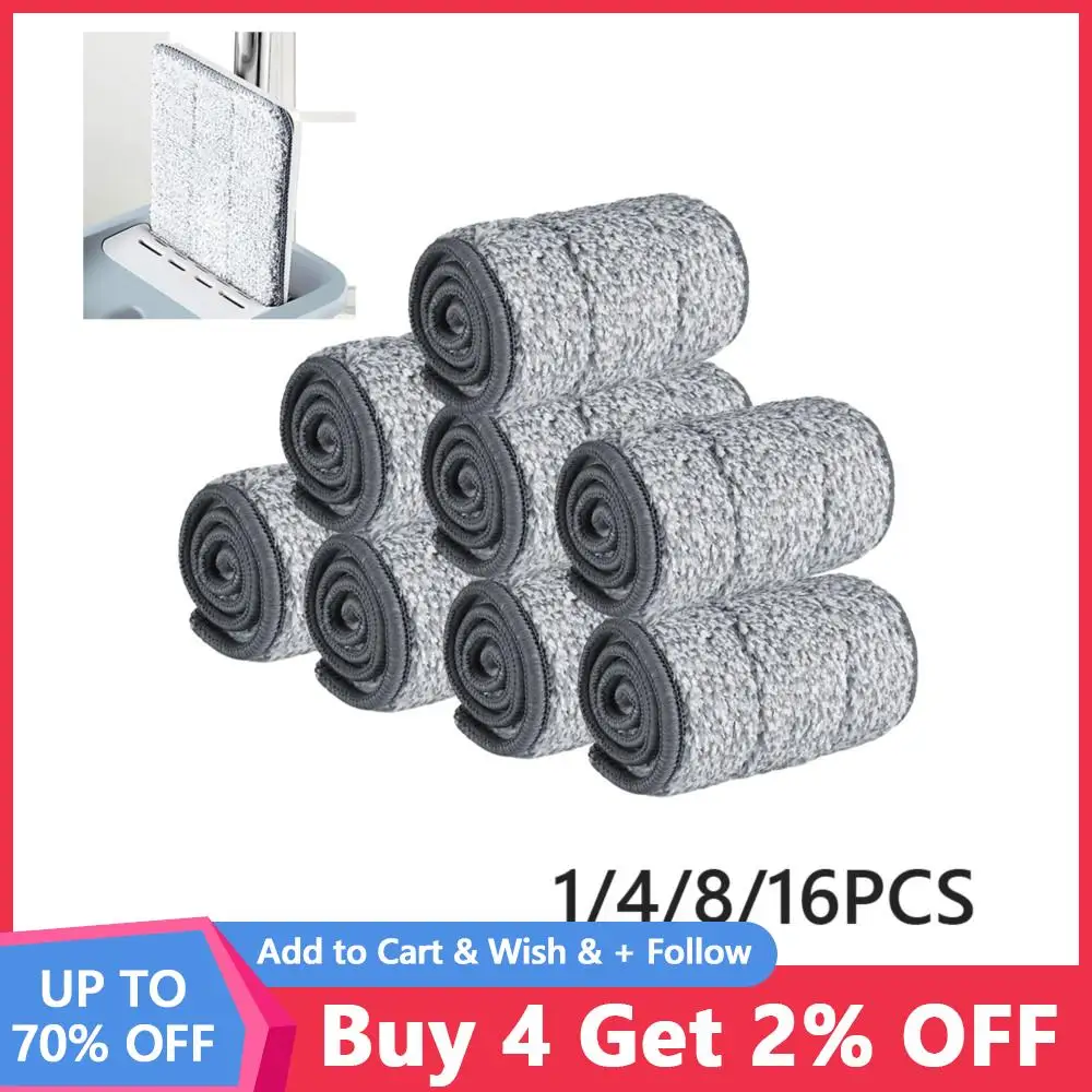 Microfiber-Floor-Cleaning-Cloth-Replace-Mop-Head-Squeeze-Rags-Self ...