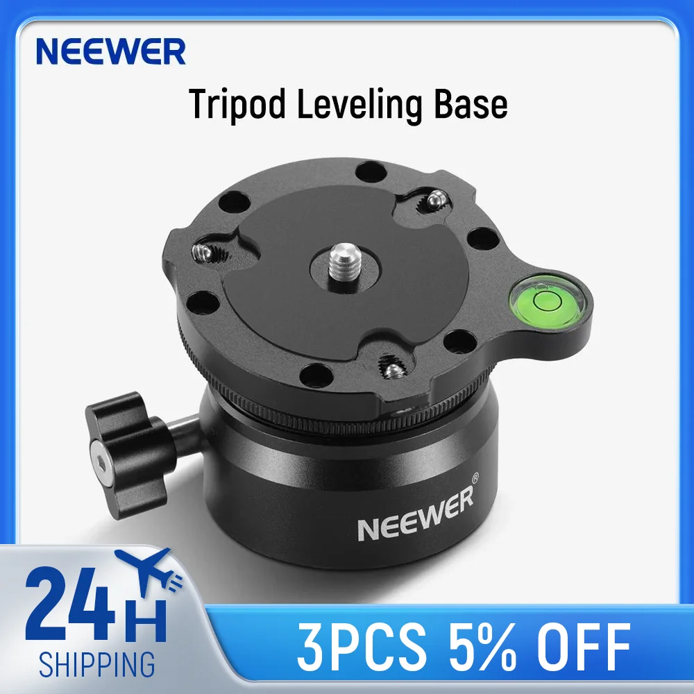 NEEWER-Tripod-Leveling-Base-Camera-Leveler-Aluminum-Adjusting-Tripod ...