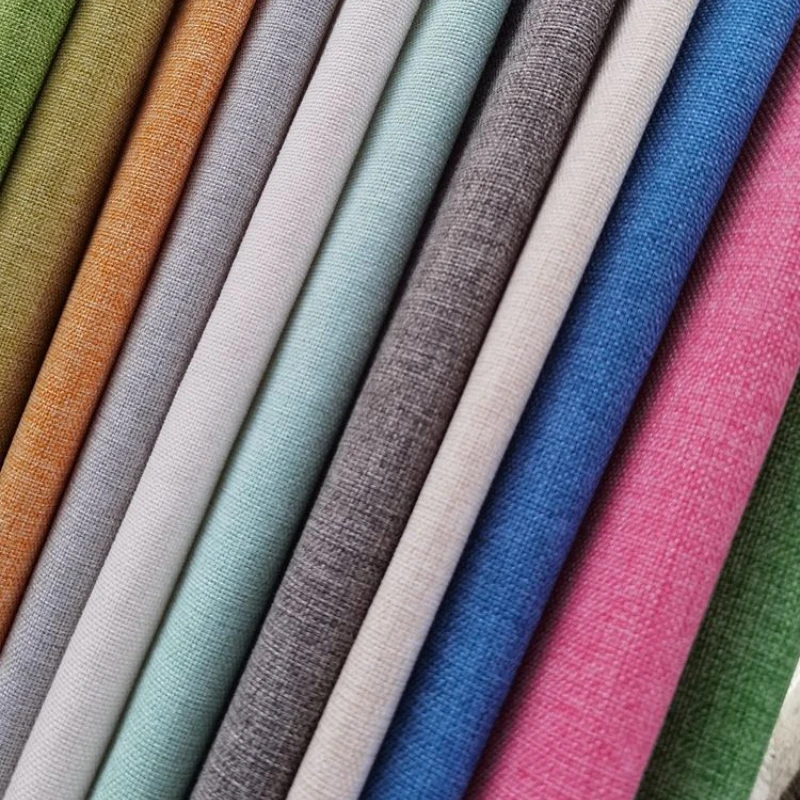 1m X 1.8m Plain Retro Thick Coarse Linen Cotton Linen Sofa Fabric ...