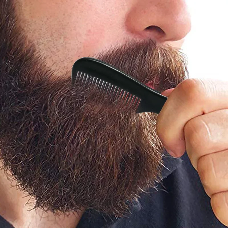 1pc-Black-Mini-Pocket-Beard-Comb-for-Men-Plastic-Moustache-Facial ...