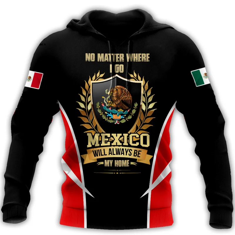 Sudadera-con-capucha-mexicana-para-hombre-ropa-de-talla-grande-con ...