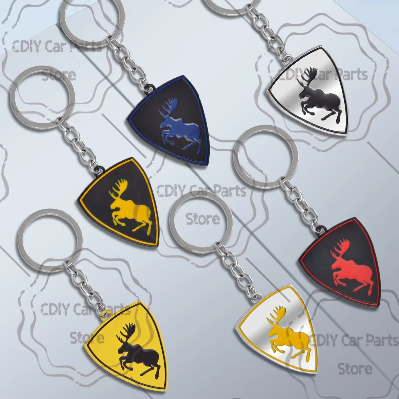 Moose Test Logo Emblem Metal Car KeyChain Key Chain Keyring Key Ring ...