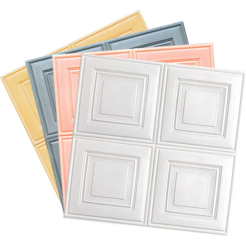 3D-Wall-Stickers-Suspended-Ceiling-Sticker-Living-Room-Background ...