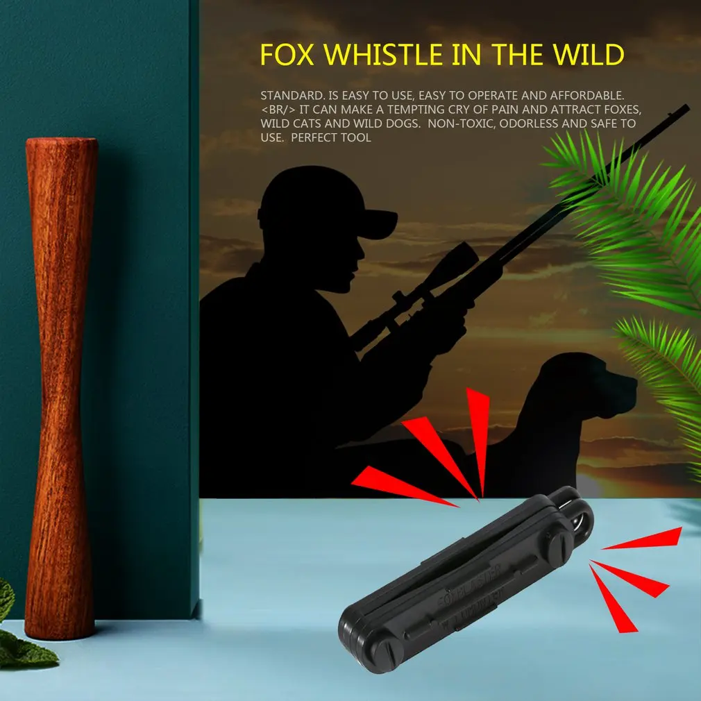 Outdoor-Fox-Down-Black-Fox-Blaster-Call-Whistle-Predator-Hunting ...
