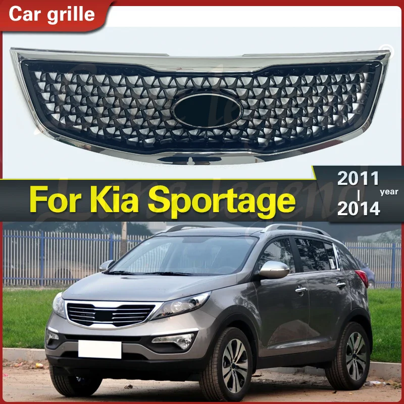 For KIA Sportage 3 SL/Sportage R 2011-2015 Racing Grills Front Hood ...