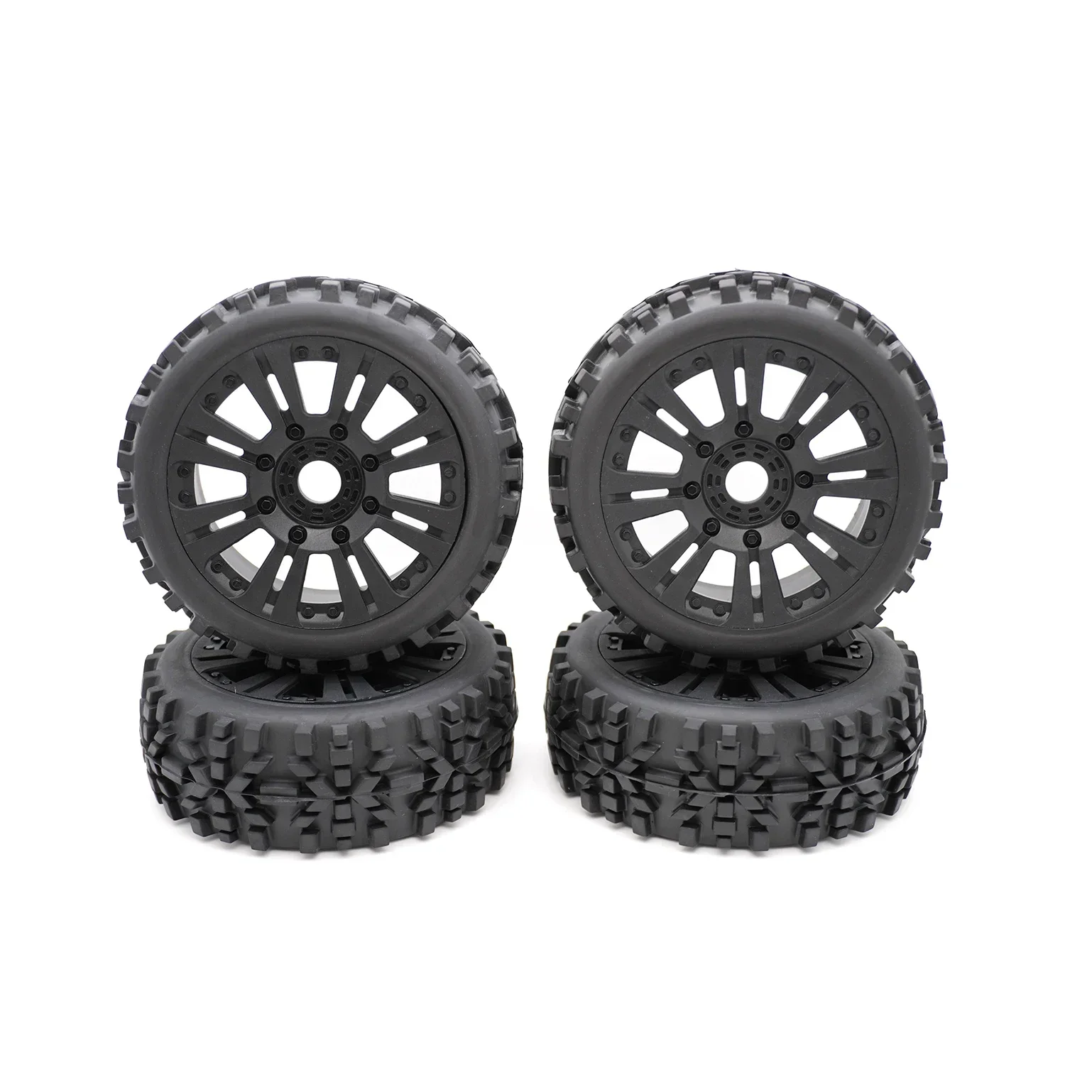 4pcs 120mm 1/8 RC Off-Road Buggy Wheels Tire 17mm Hex for ARRMA Typhon ...