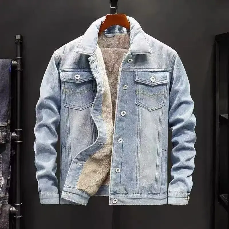 Plush-denim-jacket-2023-new-trend-casual-top-jacket-men-s-autumn-and ...
