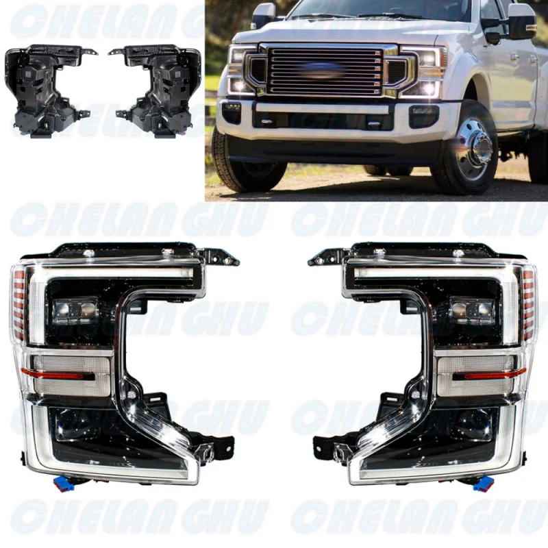 LED-HeadLight-For-Ford-F-250-SUPER-DUTY-2020-2021-2022-1-Pair-Front ...