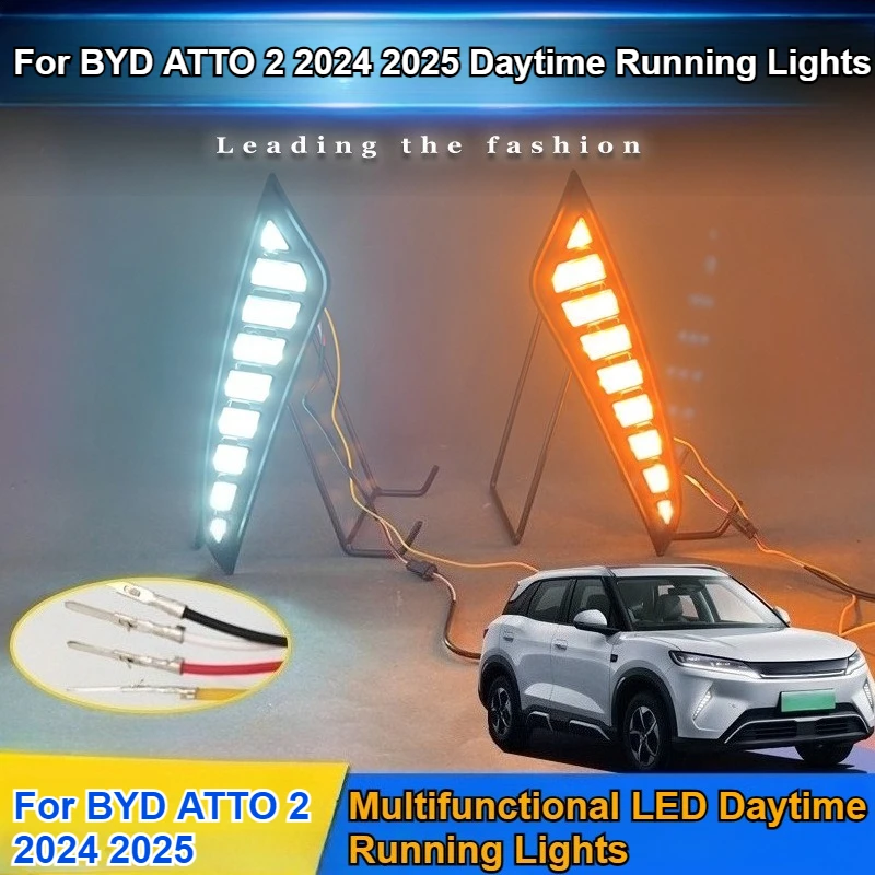 For BYD ATTO 2 2024 2025 Daytime Running Lights Modified LED Daytime ...