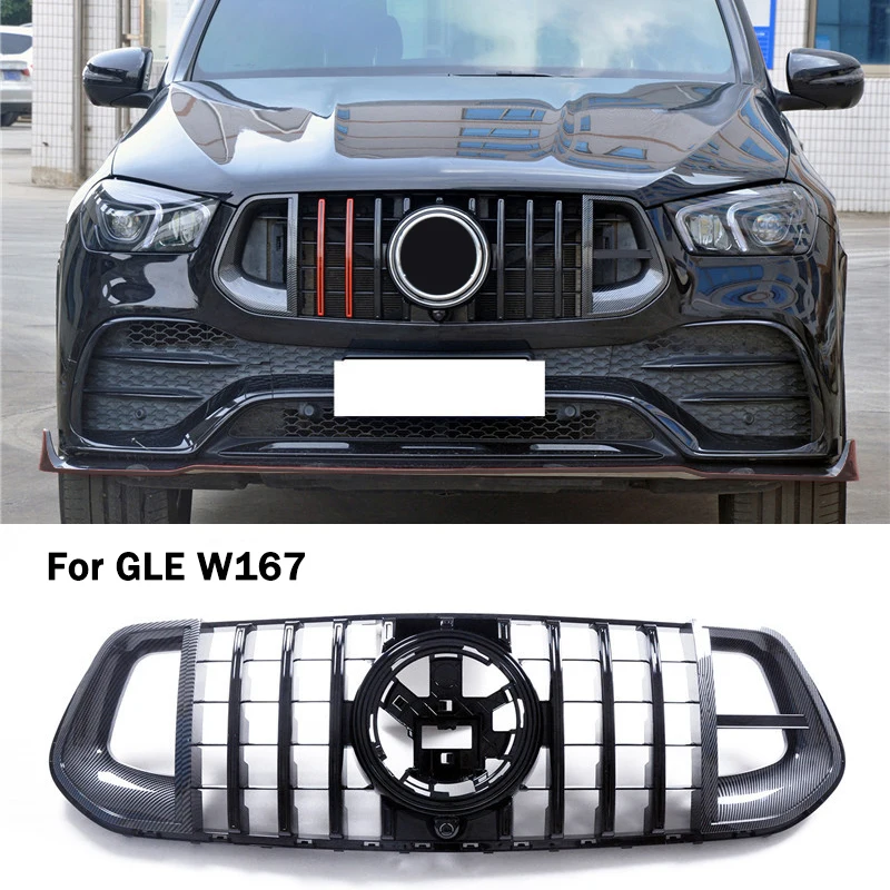 Front Grille Grill Bumper Engine Cooling Grid Car Parts For Brabus For Mercedes Benz GLE V167 ...