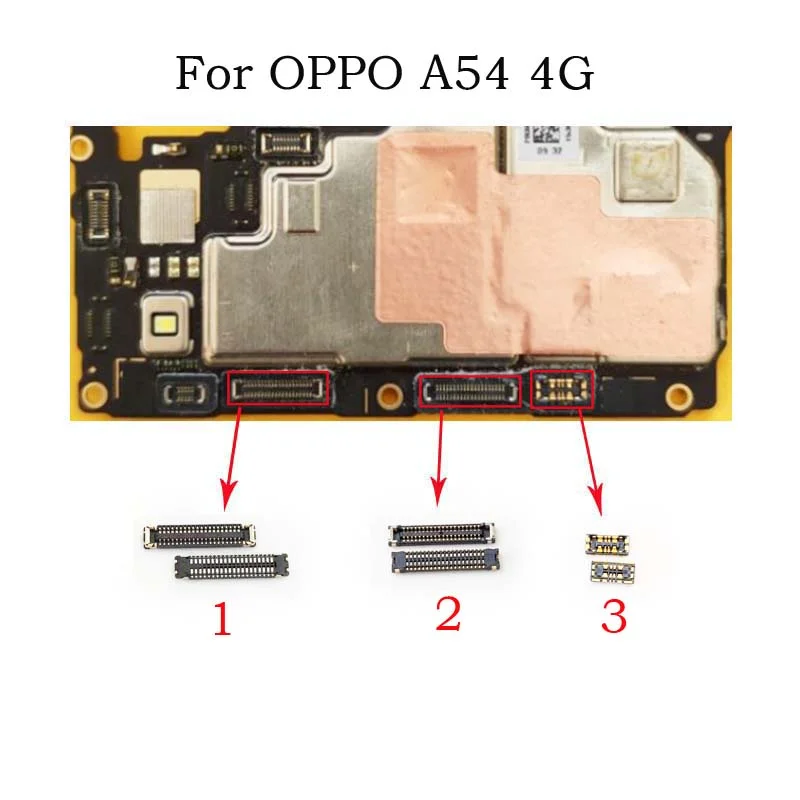 For OPPO A54 4G LCD Display FPC connector / USB Charger Charging ...