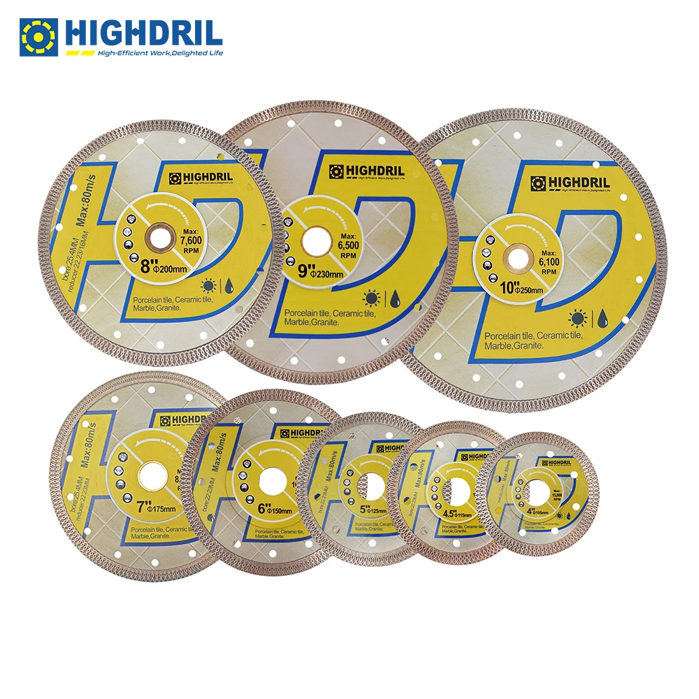 Cutting Disc | Saw Blade | Highdril - 1pc Dia75mm Diamond X Saw Blade ...