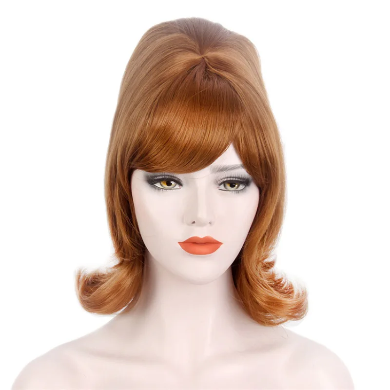 2024-Blonde-Beehive-60s-Wig-Retro-long-Wigs-for-Women-Adult-70s-80s ...