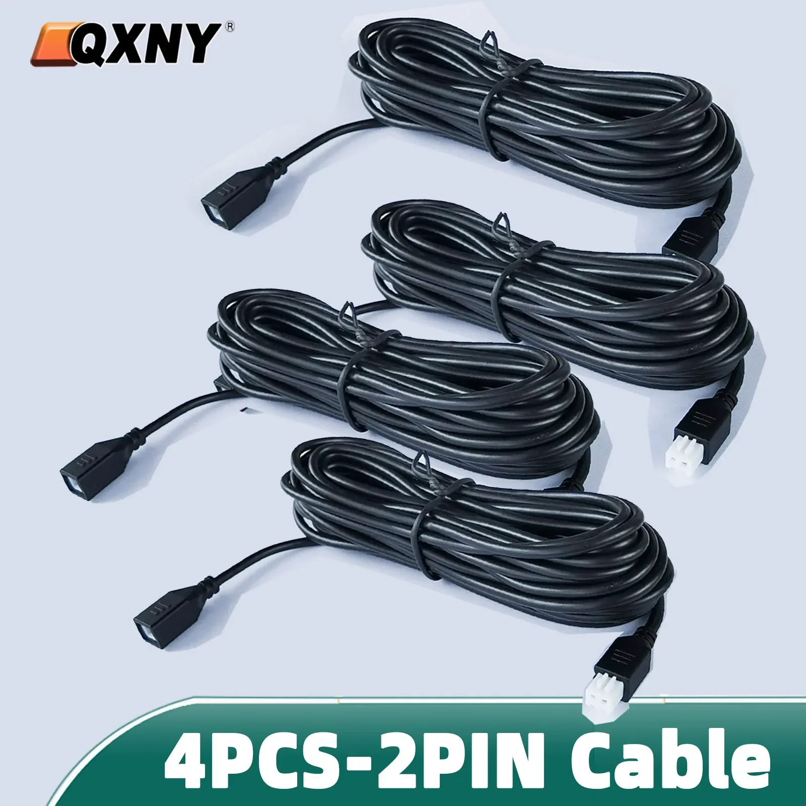 4-PCS-2-Pin-Parktronic-Parking-Sensors-Extension-Cable-Cord-for-Car ...