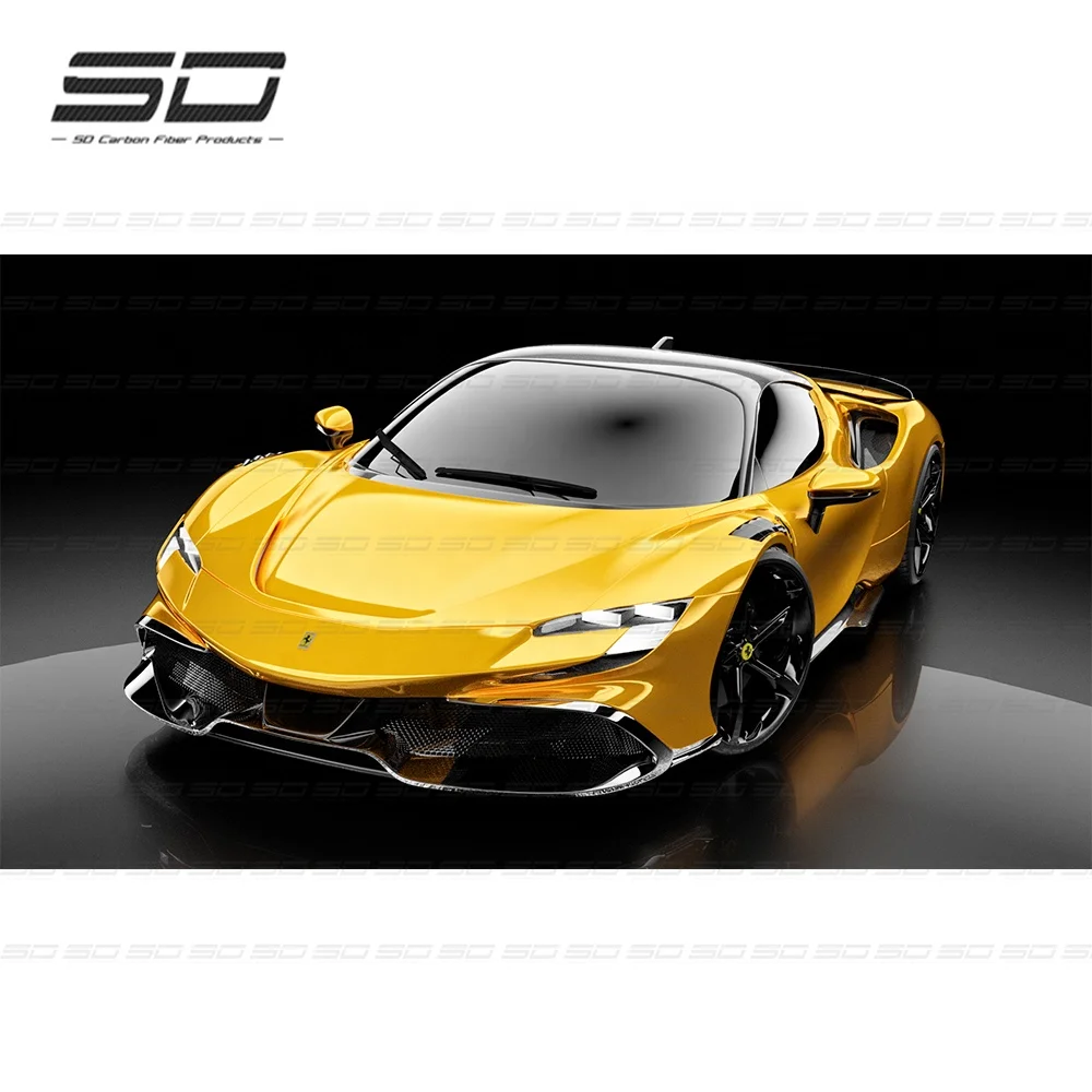 High-Quality-Carbon-Fiber-Full-Set-Body-Kit-Car-Bumper-Rear-Spoiler ...