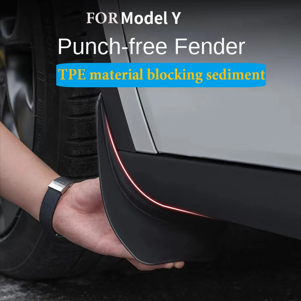 4pcs Invisible Mud Fenders Modification Car Exterior Accessories ...