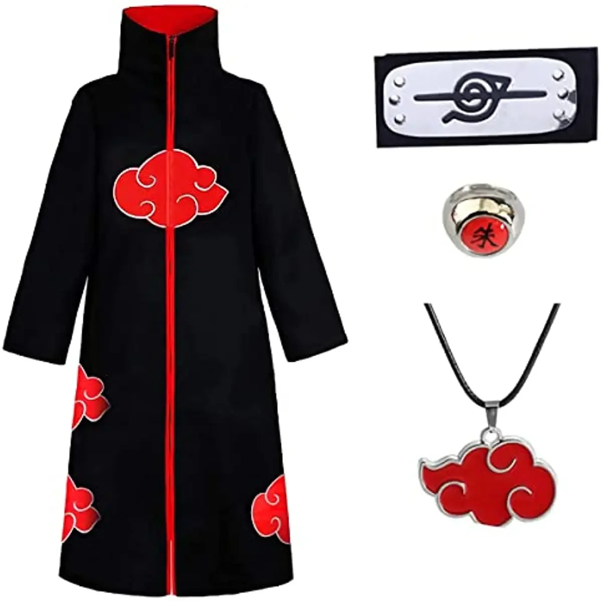Anime-Akatsuki-Cloak-Cosplay-Costume-Ninja-Long-Robe-Uniform-Cape ...