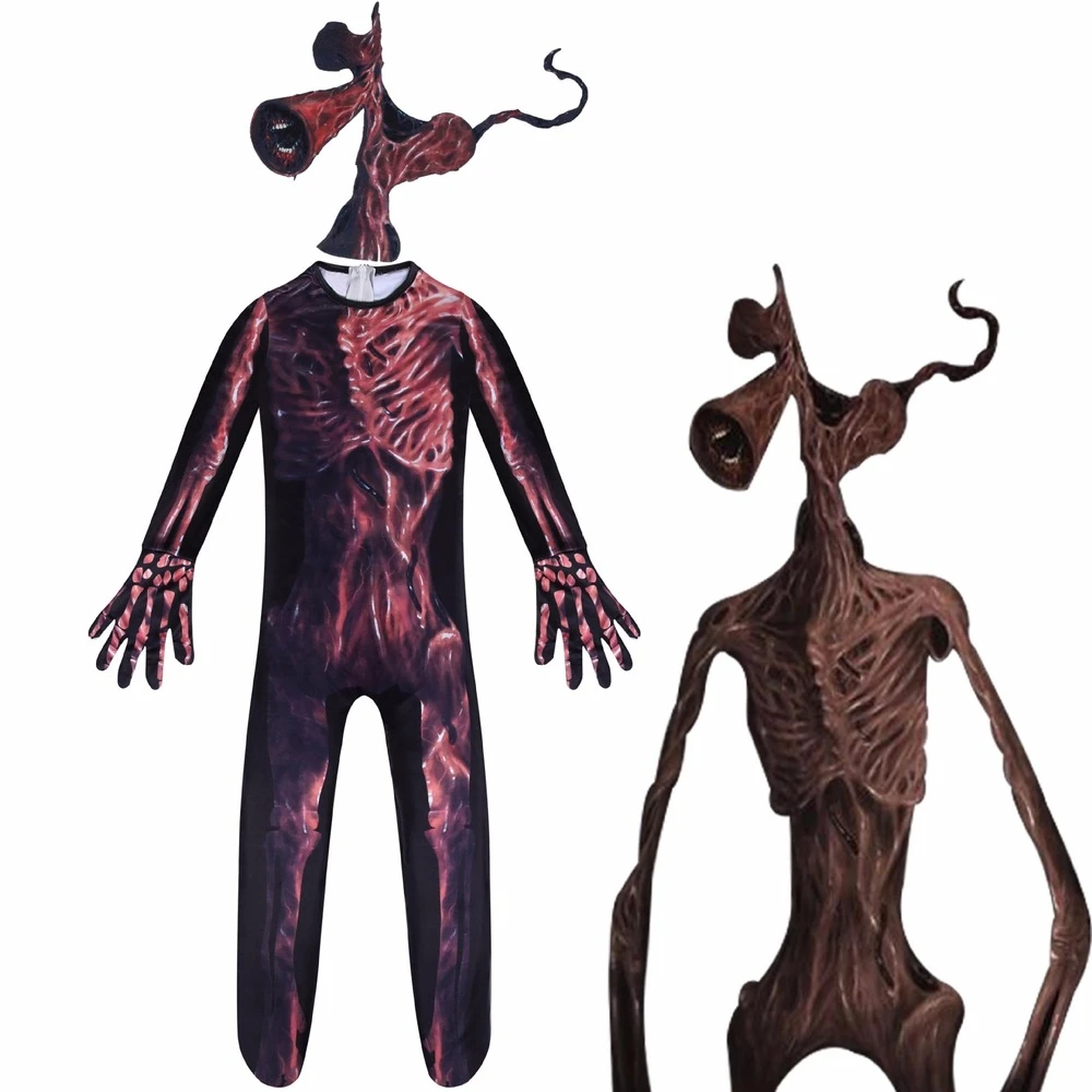 2021 Kids Siren Head Cosplay Costume With Mask Boys Girls Anime Funny ...