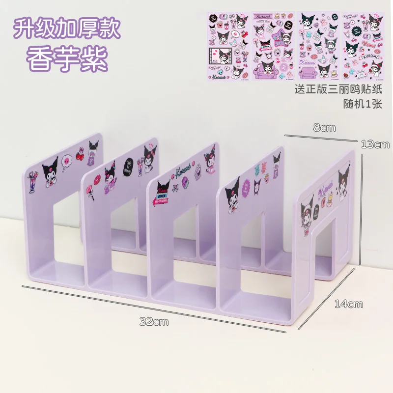 Kawaii-Sanrioed-Hello-Kitty-Kuromi-Stationery-Desktop-Bookshelf-Book ...