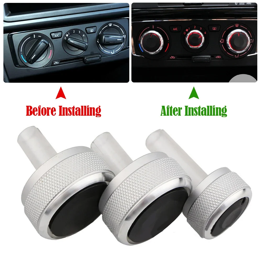Car Air Conditioning Knob AC Switch Knob Heat Control Button for ...