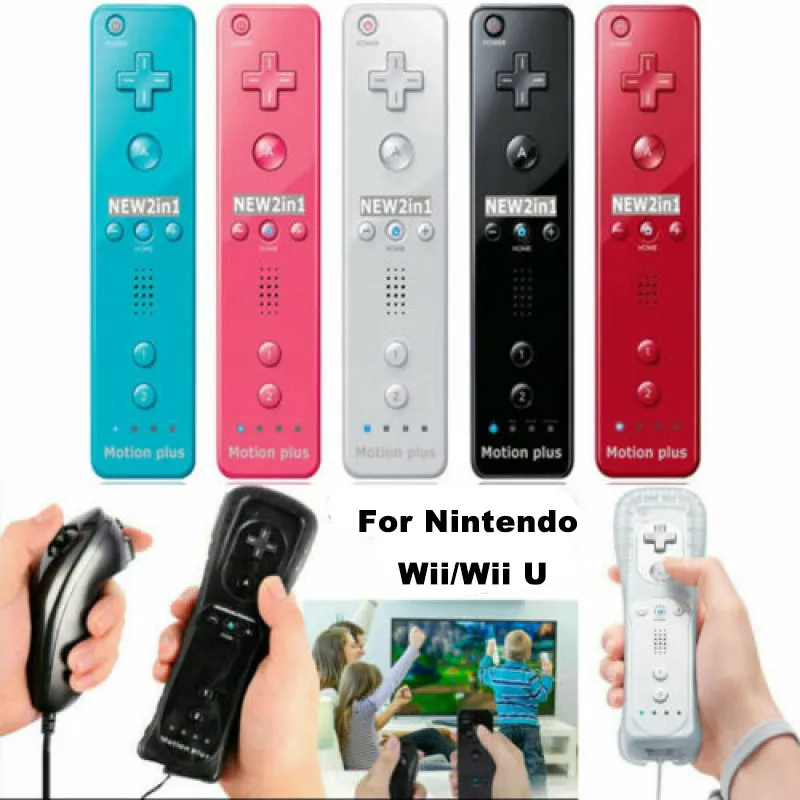New-Controller-for-Wii-Remote-Controller-Gamepad-Built-in-Motion-Plus ...