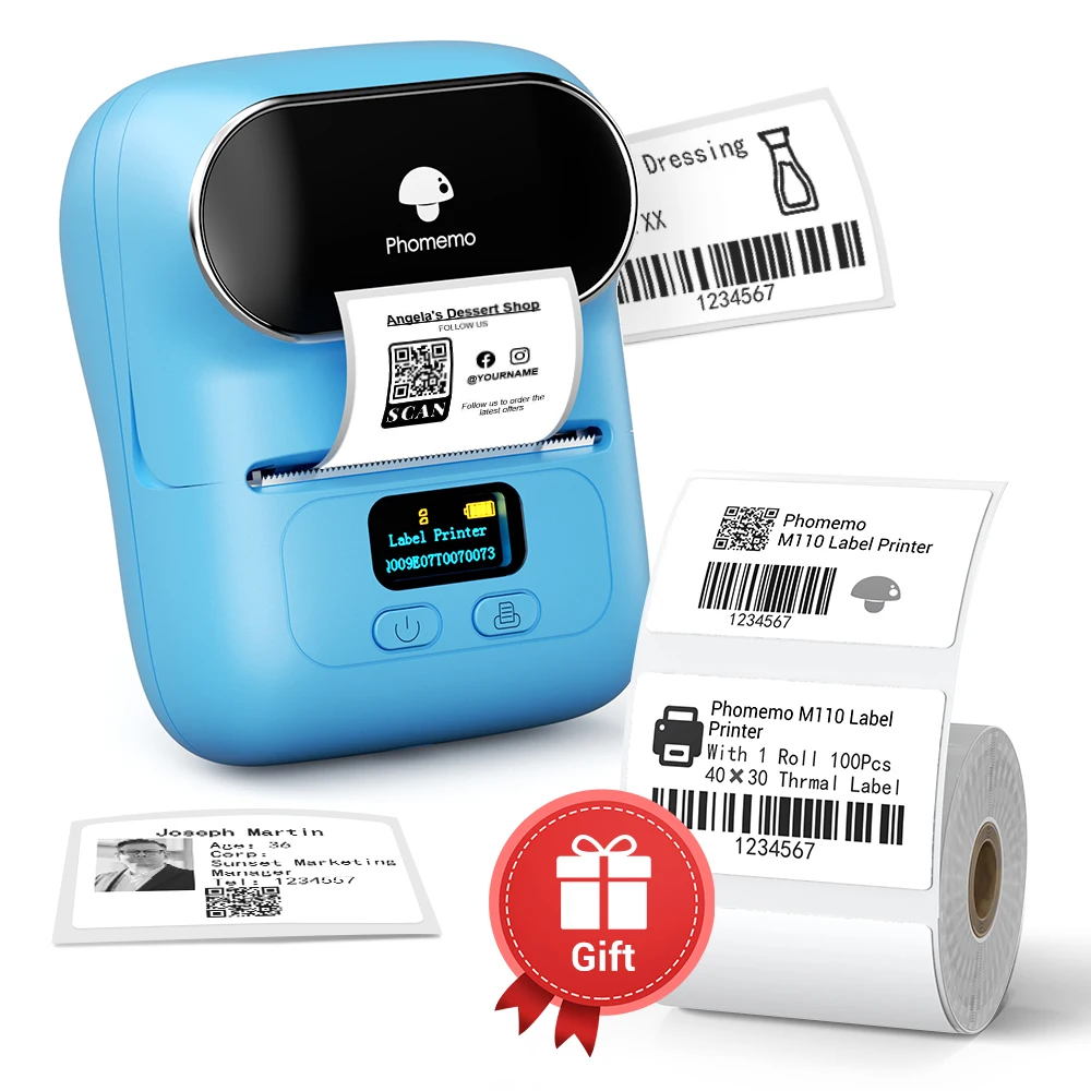 Phomemo-M110-Thermal-Printer-Mini-Label-Printer-Portable-Adhesive ...