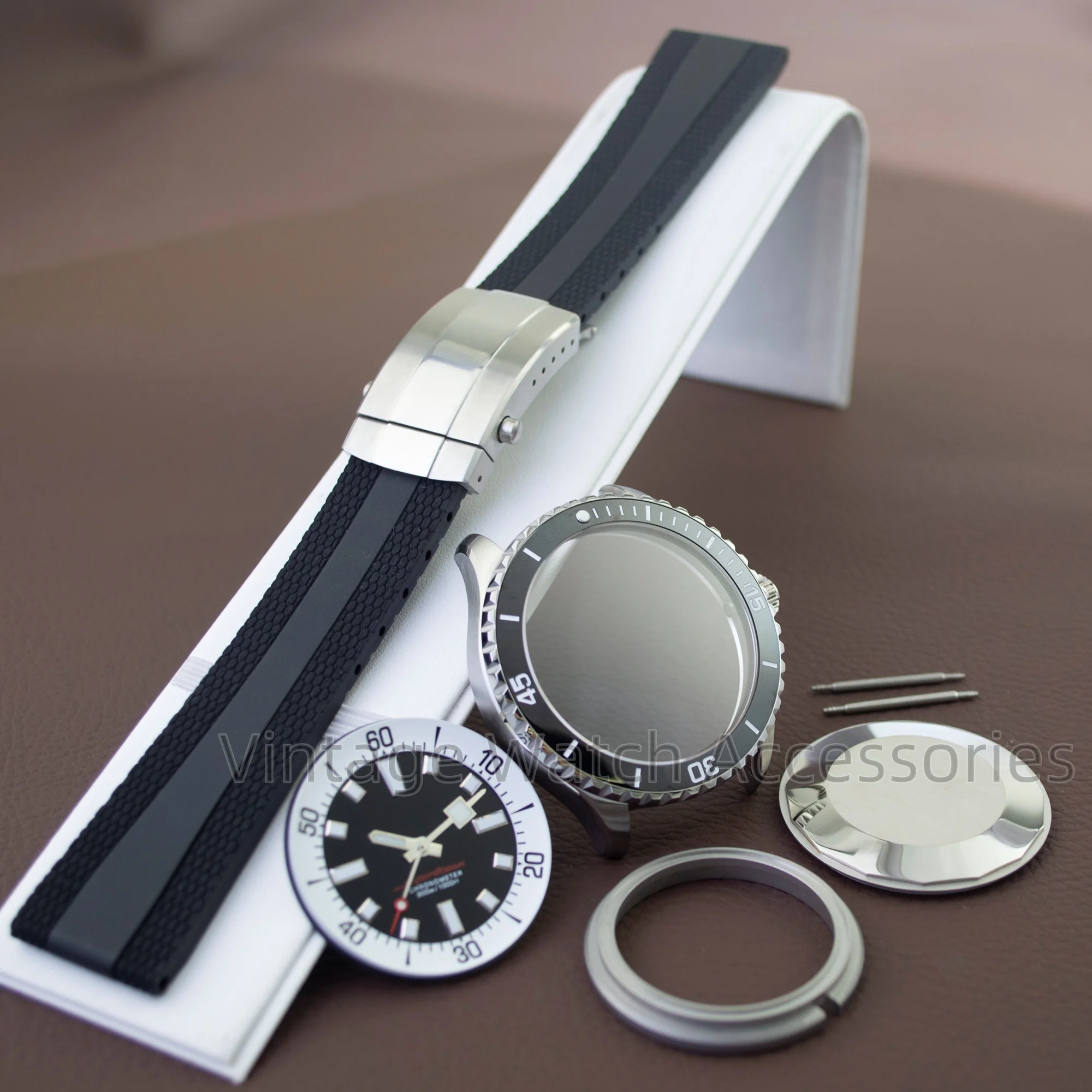 for SUPEROCEAN 200m Diving Case Strap Luminous Dial Hands Stainless ...