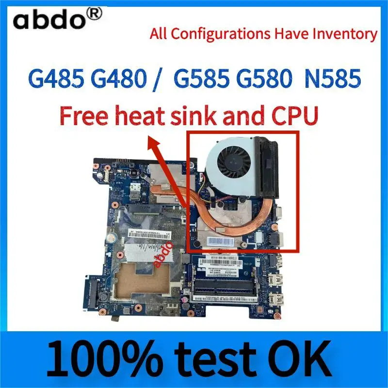 For-Lenovo-G485-G585-G580-G480-N585-Laptop-Motherboard-LA-8681P-LA ...