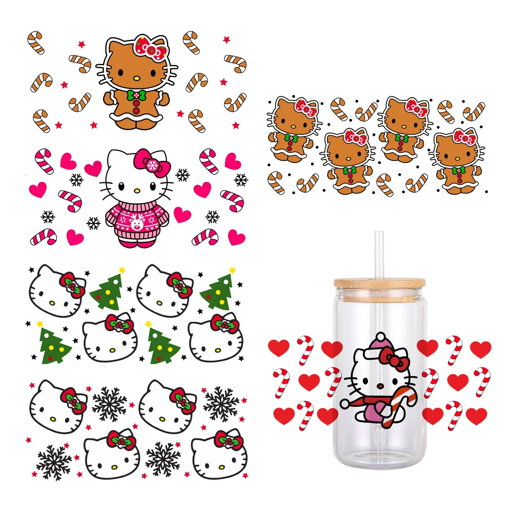 Christmas-Sanrio-Cartoon-Hello-Kitty-UV-DTF-Transfer-Sticker-Waterproof ...