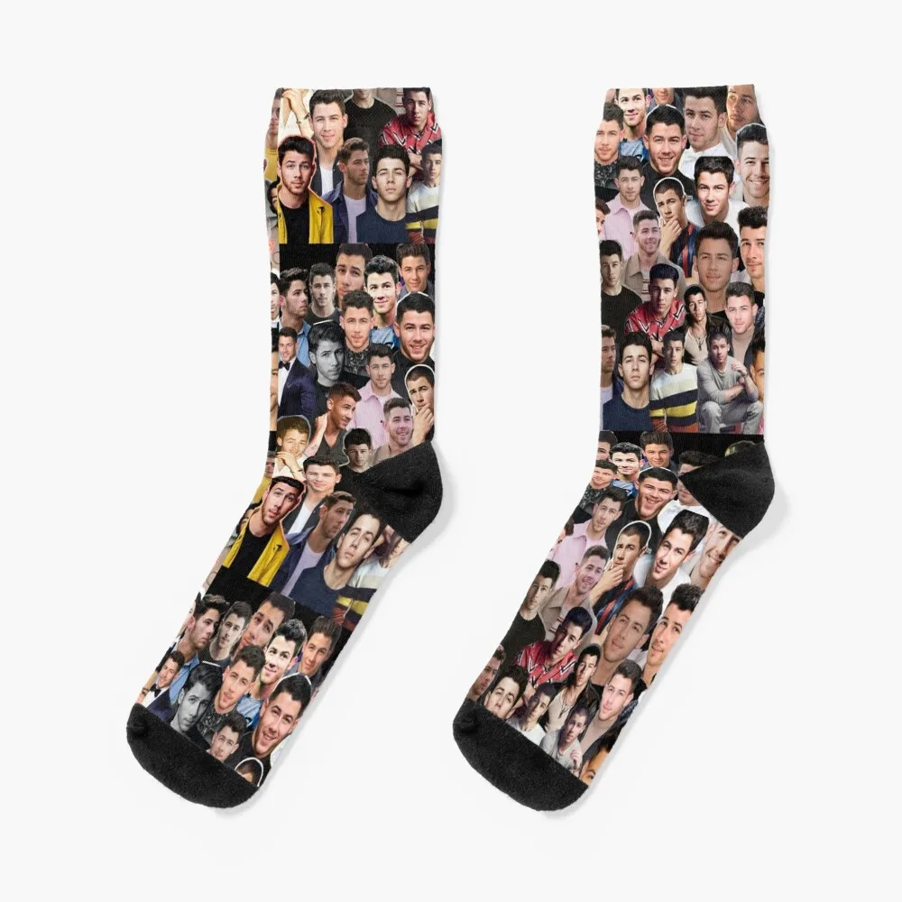 Nick-Jonas-collage-Socks-short-sports-and-leisure-tennis-Socks-Man ...