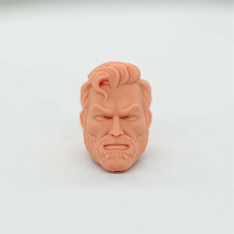 Cabeza esculpida sin pintar de superhéroe negro cómic 1/18 1/12 1/10 ...