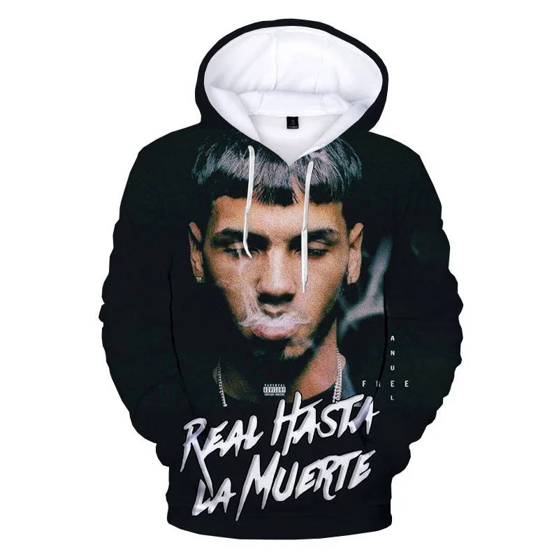 Sudadera-con-capucha-de-rapero-Anuel-AA-para-ni-os-y-ni-as-ropa-de ...