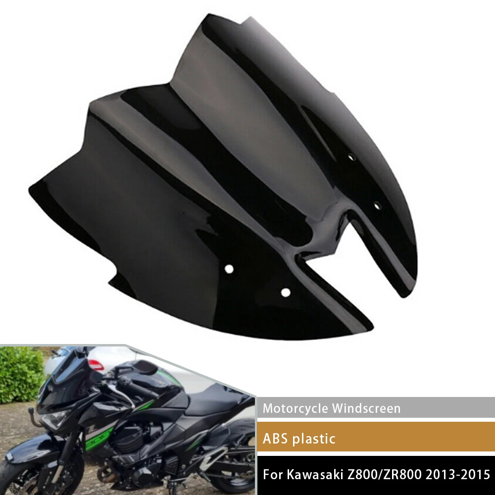 Motorcycle-Windshield-For-Kawasaki-Z800-ZR800-2013-2015-wind-Screen ...