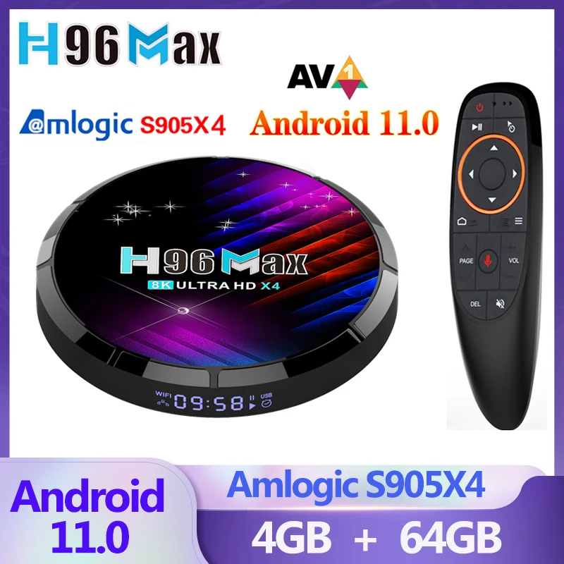 H96-MAX-X4-4GB-64GB-8K-TV-BOX-Android11-0-Smart-Android-TVBOX-Amlogic ...