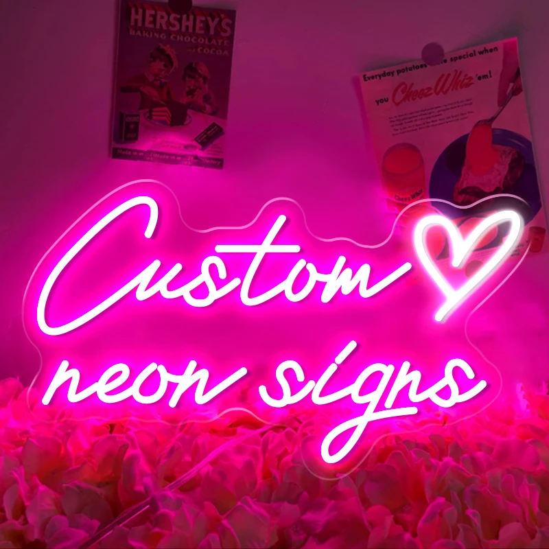 Custom-Name-Led-Neon-Sign-Personalized-Neon-Sign-logo-Wedding-Party ...