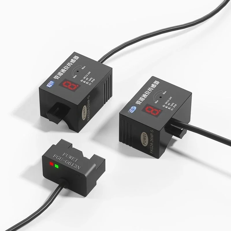 Non-contact pipeline liquid level sensor Water level oil height sensing ...