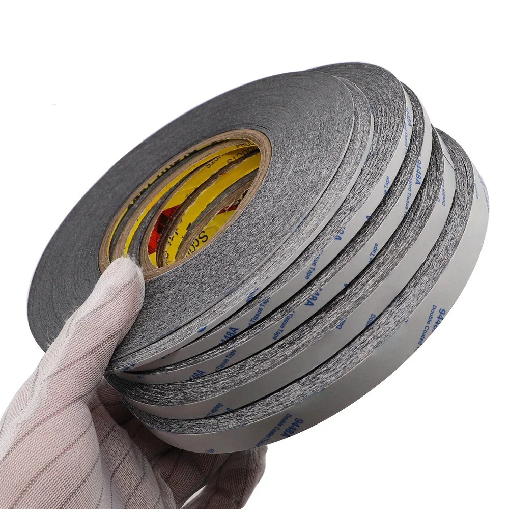 1MM-50meters-Black-Brand-New-Double-Side-Adhesive-Tape-Fix-For ...